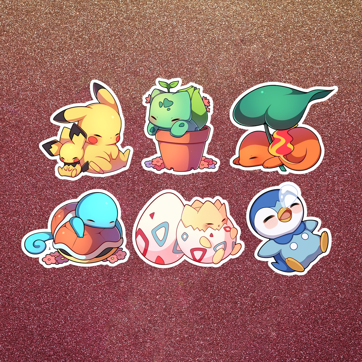 [Sticker] PKN: Poki Monsters - Sleeping – Goozee Pins